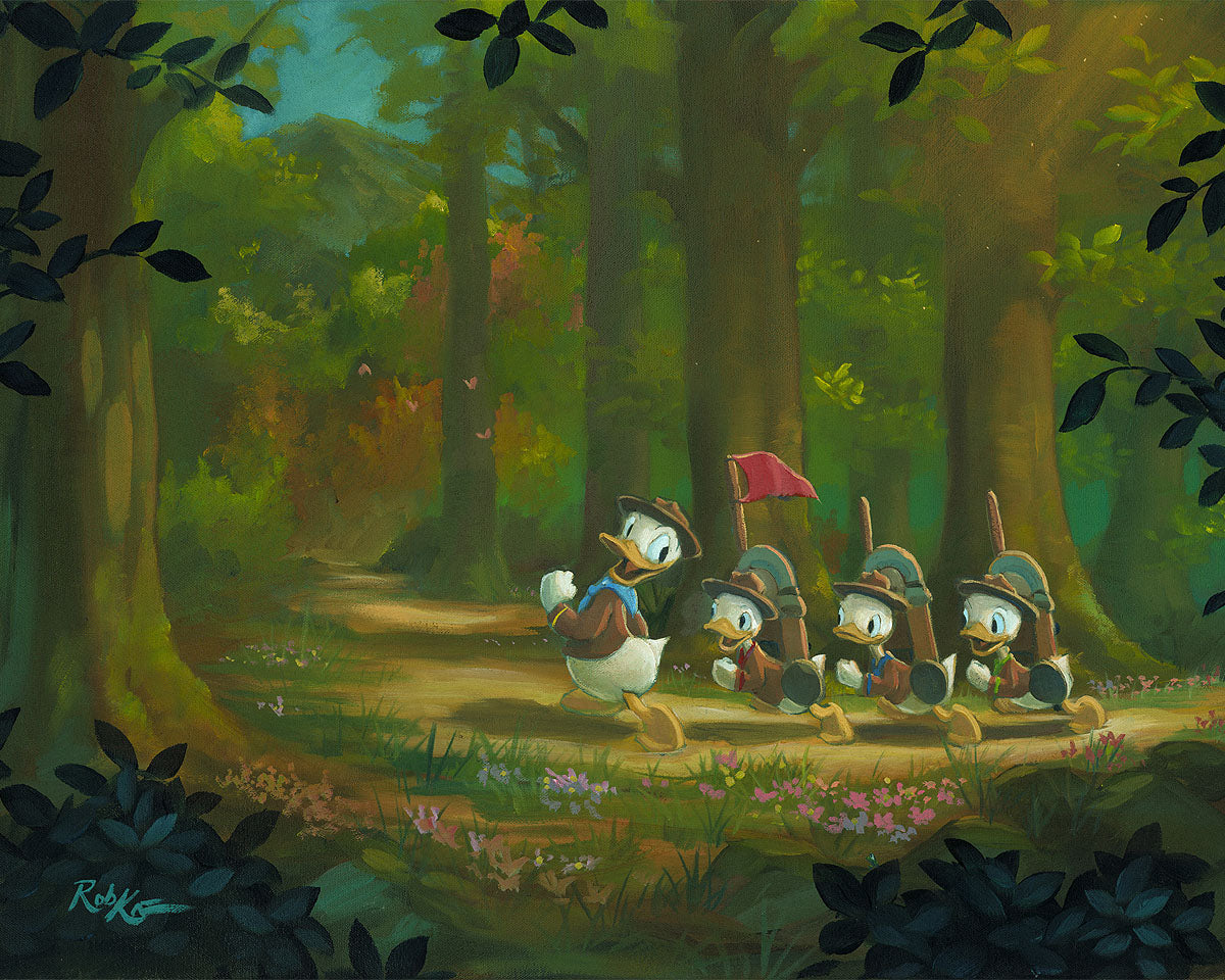 "The Good Scouts" by Rob Kaz | Signed and Numbered Edition|Disney Artwork – Disney Fine Art