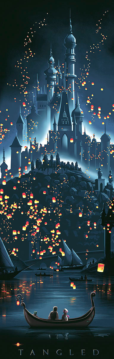 "Tangled Castle" by JC Richard | Signed and Numbered Edition|Disney ...