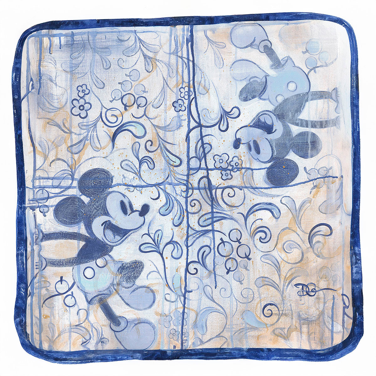 "CeraMic Mouse" by Dom Corona|Disney Artwork|Treasures on Canvas ...