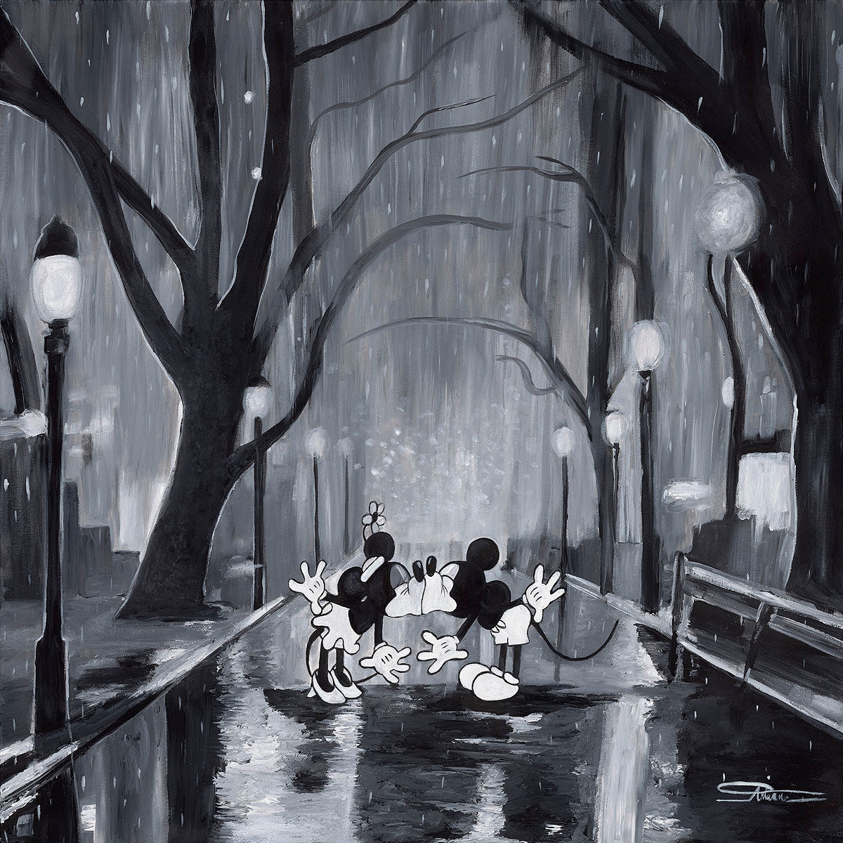 "Splish, Splash, Smooch" by Arienne Boley|Disney Artwork|Treasures on ...