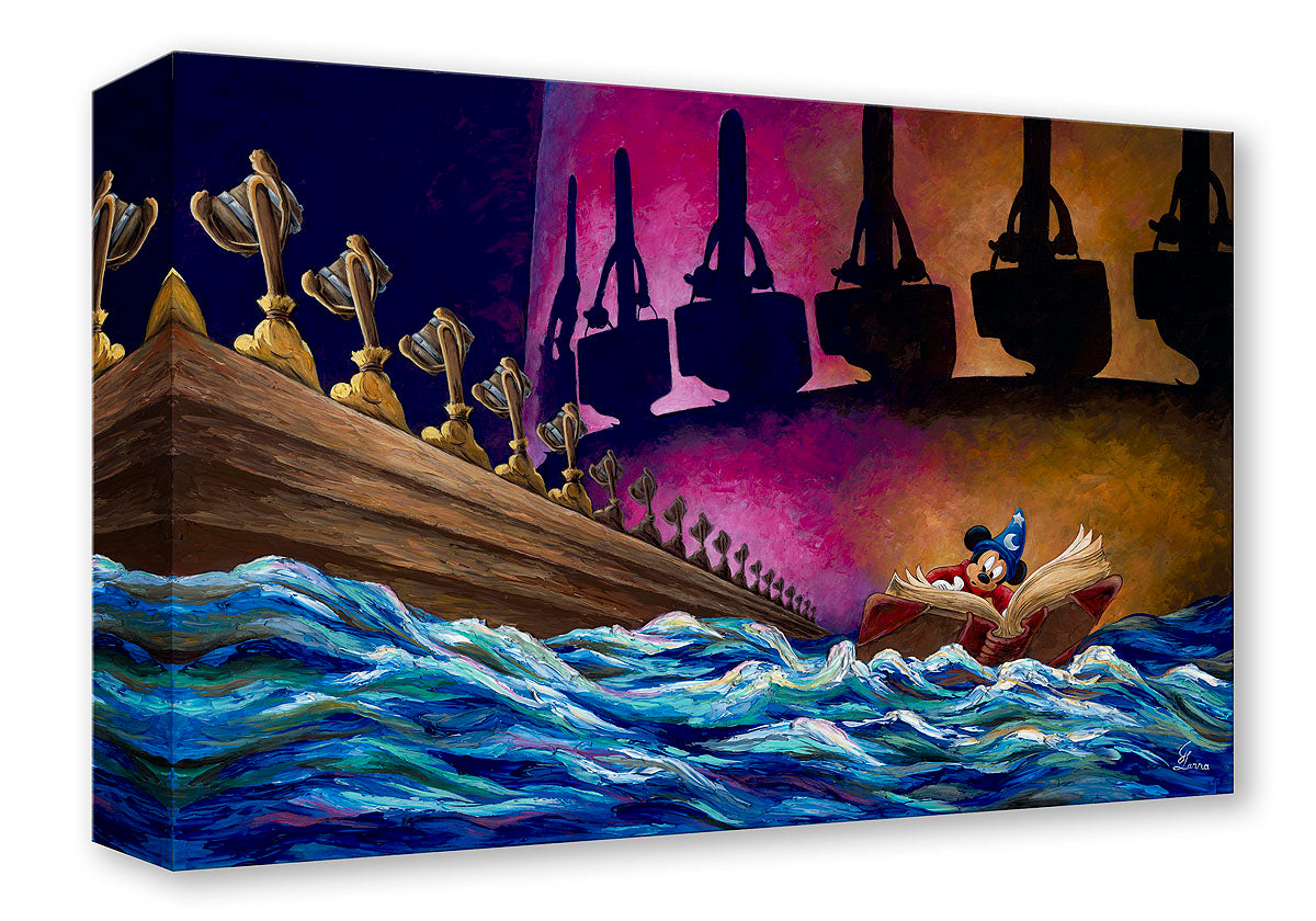 "Enchanted Brooms" by Jennifer Lana|Disney Artwork|Treasures on Canvas ...