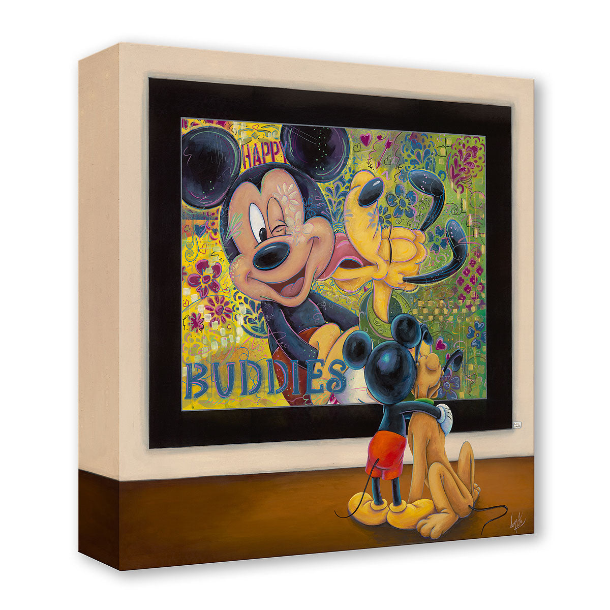 "Buddies" by Denyse Klette|Disney Artwork|Treasures on Canvas – Disney ...