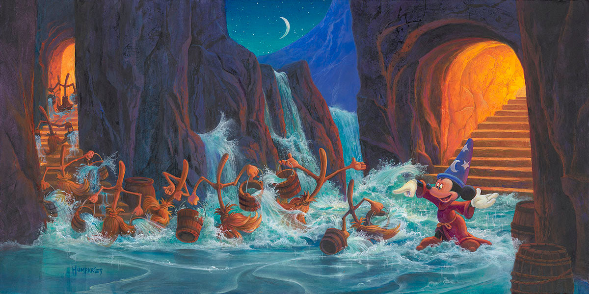 "Mickey's March of the Brooms" by Michael Humphries | Signed and ...