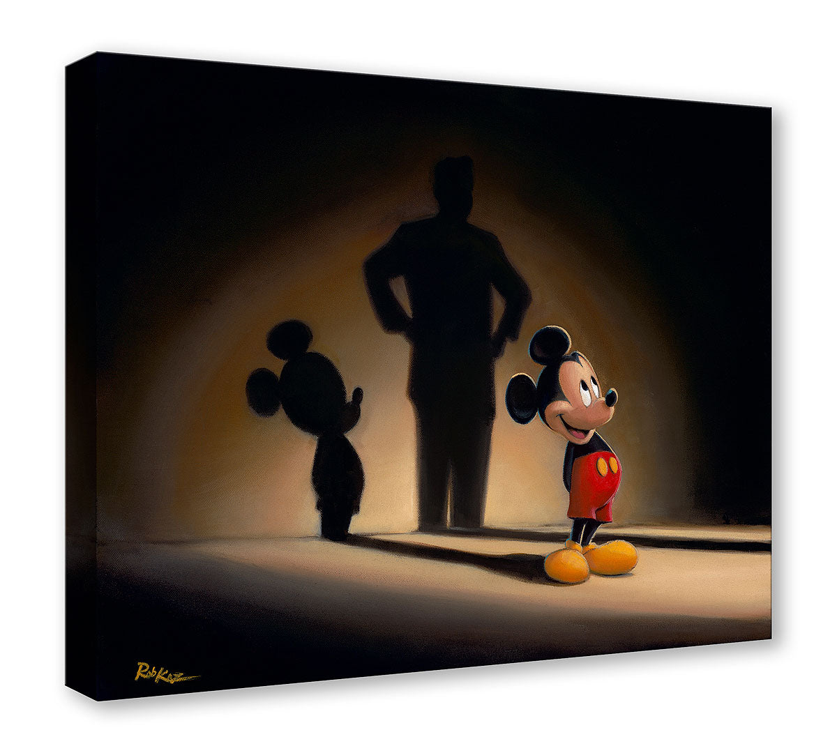 "Mickey's Shadow" by Rob Kaz | Signed and Numbered Edition|Disney ...