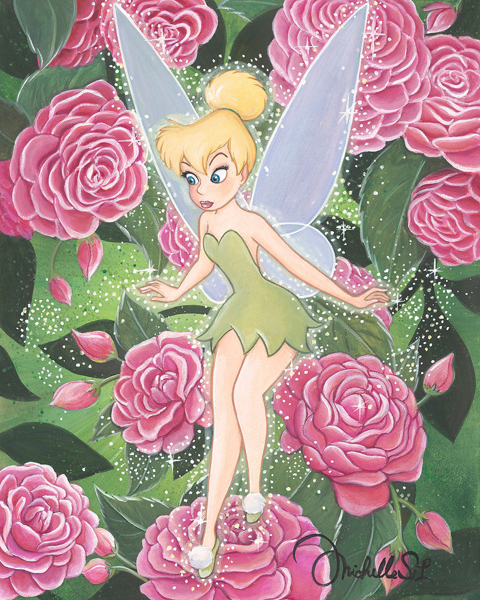 "Pixie in the Camellias" by Michelle St.Laurent|Disney Artwork ...