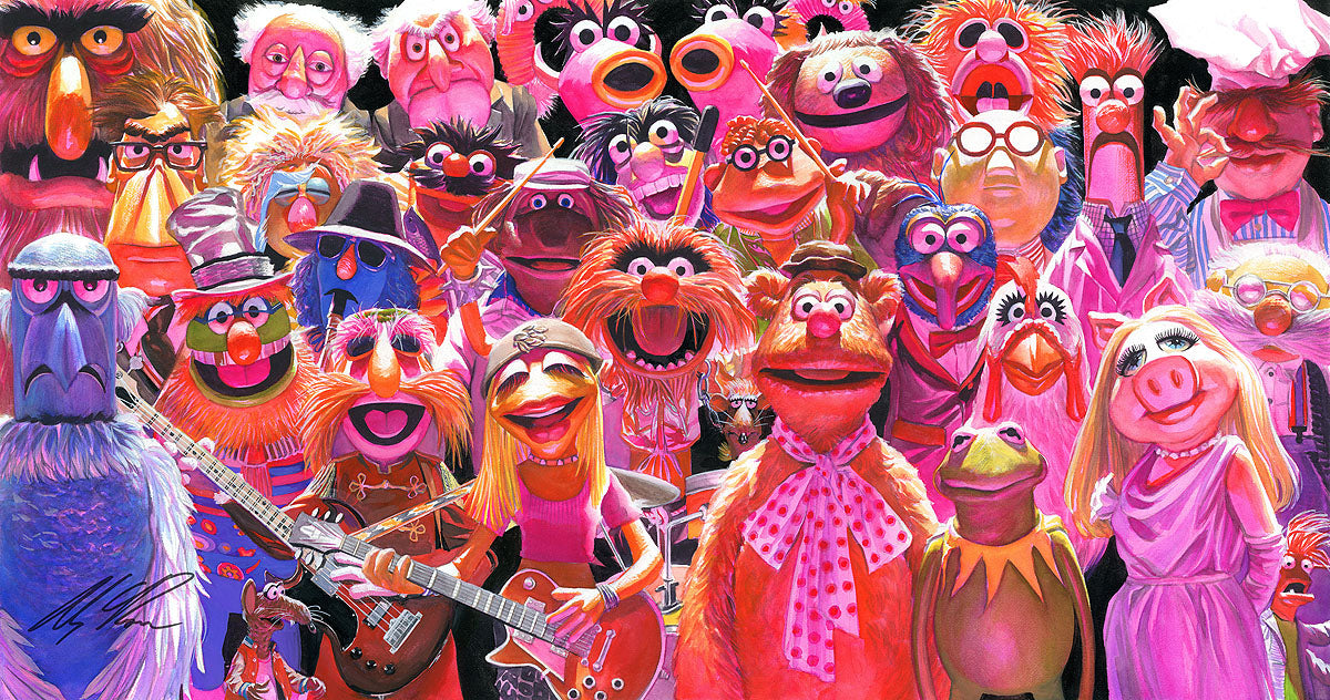 "The Muppet Show" by Alex Ross|Disney Artwork|Treasures on Canvas ...