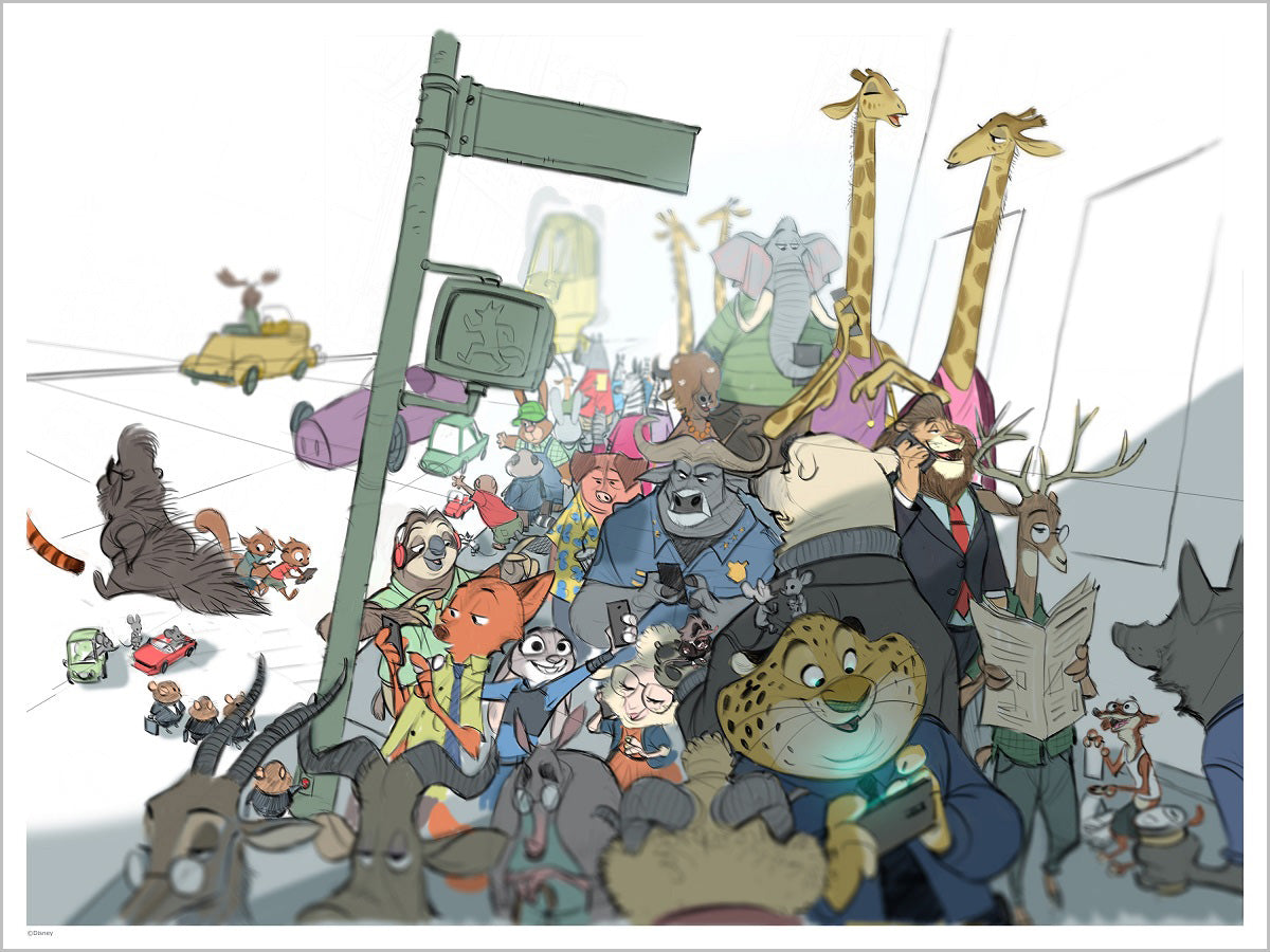 "Payoff" Concept Art by Cory Loftis - Disney Concept Art – Disney Fine Art