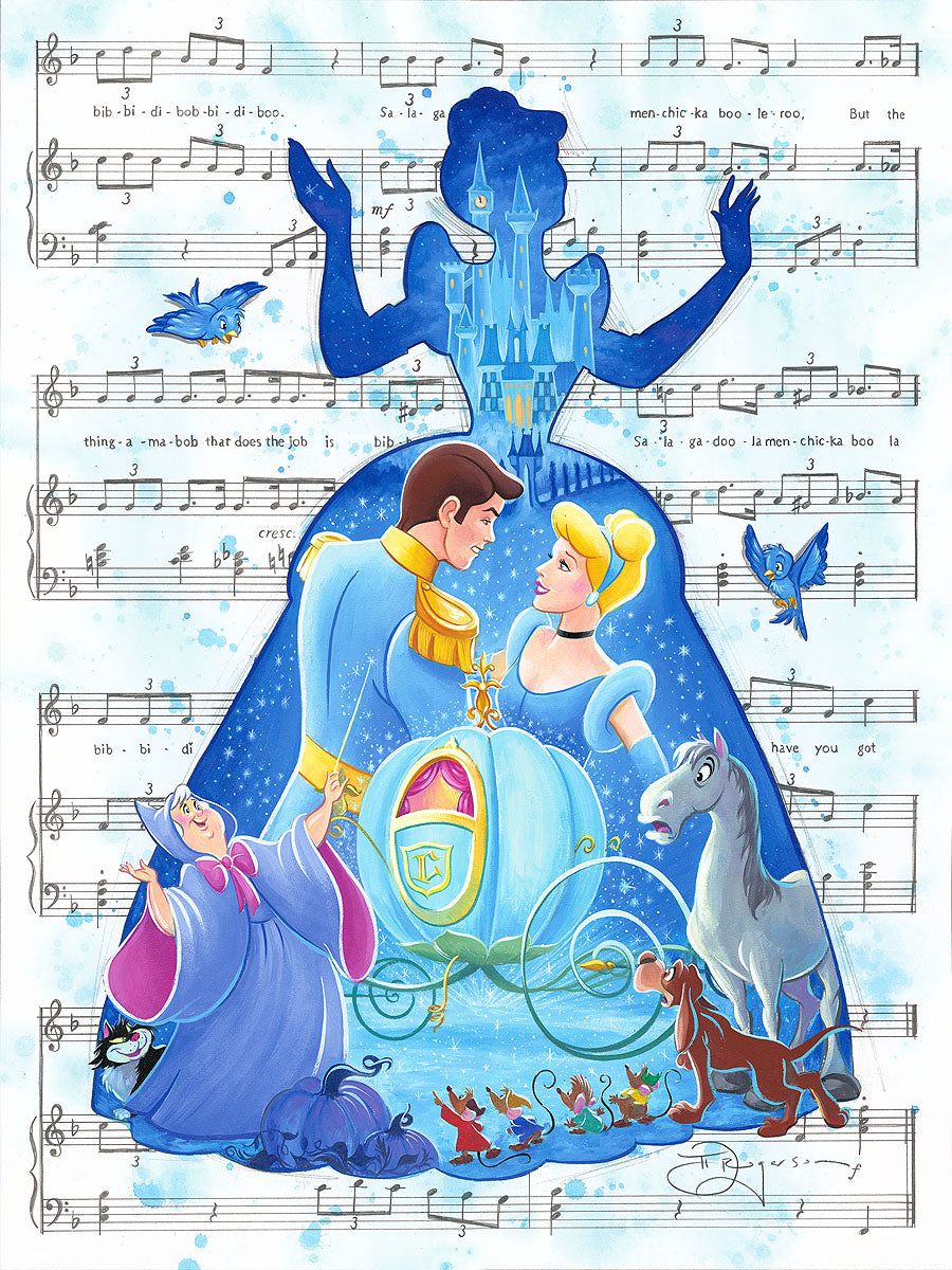 "Bibbidi Bobbidi Boo" by Tim Rogerson - Disney Artwork - Treasures on ...
