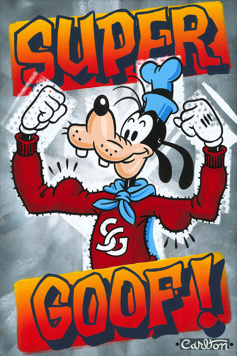 "Super Goof!" by Trevor Carlton | Signed and Numbered Edition|Disney ...