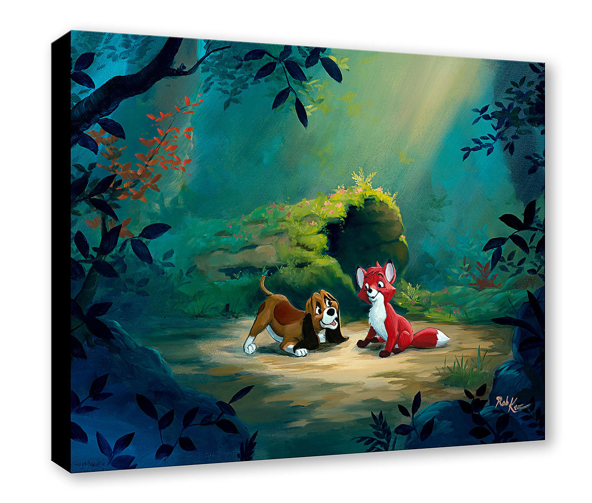 "New Found Friend in the Forest" by Rob Kaz | Signed and Numbered ...