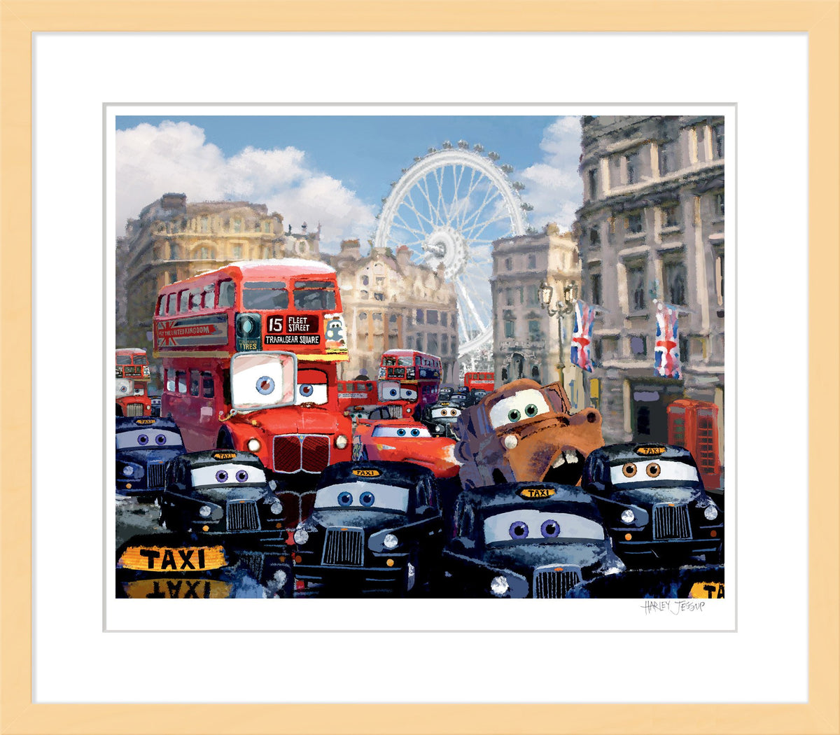 "Rush Hour Chase" by Harley Jessup - Concept Art - Pixar Art Collection ...
