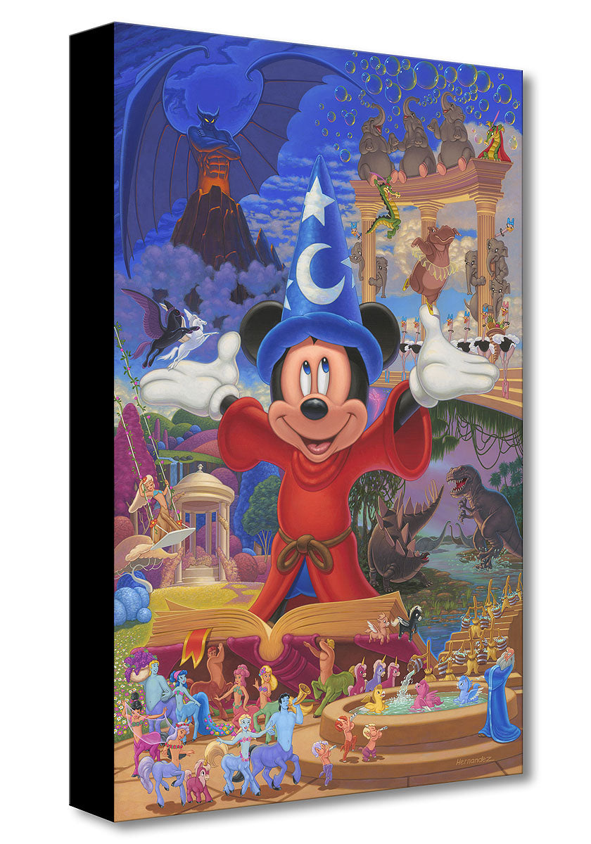 "Story of Music and Magic" by Manuel Hernandez|Disney Artwork|Treasures ...