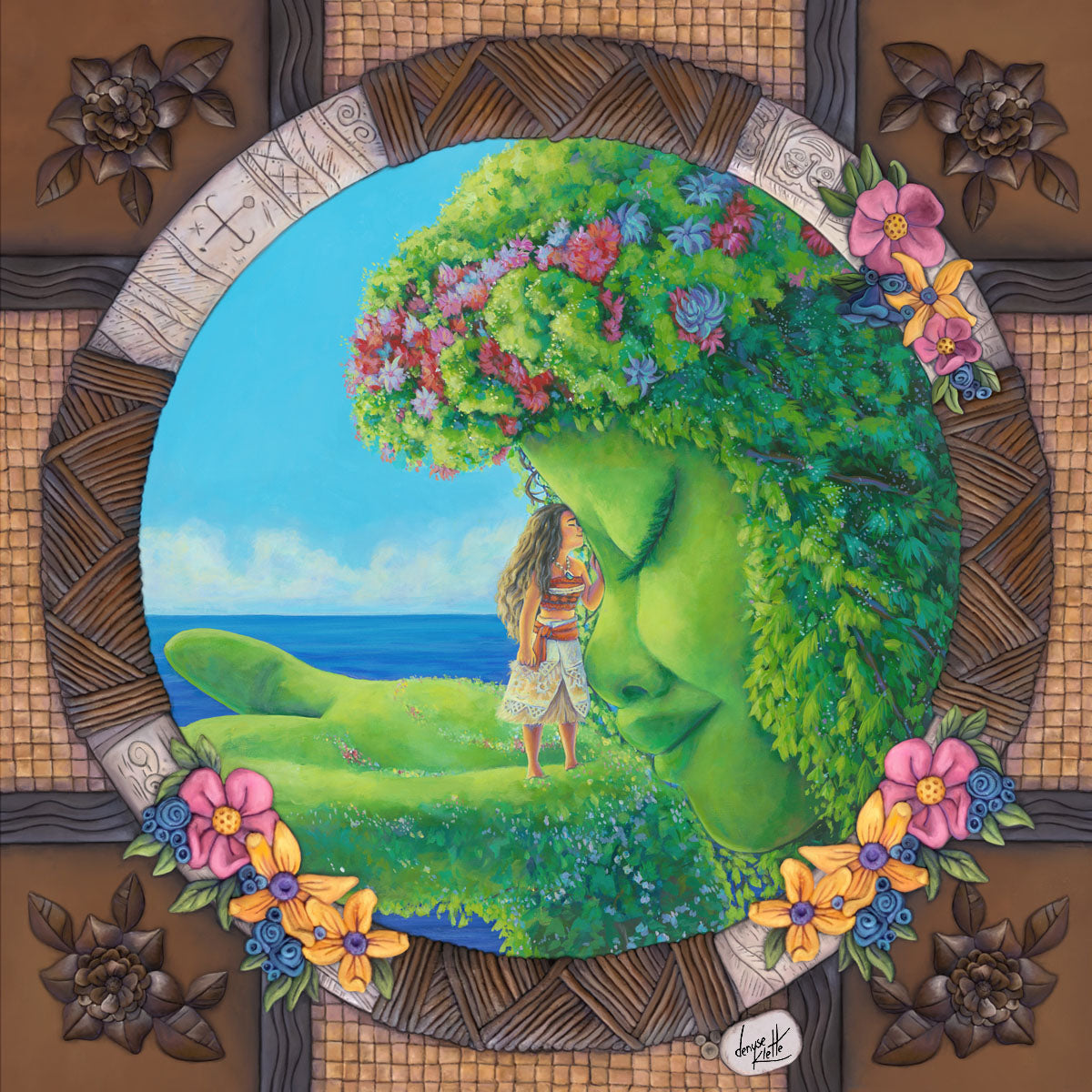 "Te Fiti" by Denyse Klette|Signed and Numbered Edition|Disney Artwork ...