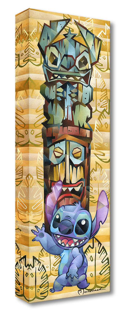 "Tiki Stitch" by Tom Matousek - Disney Artwork - Treasures on Canvas ...