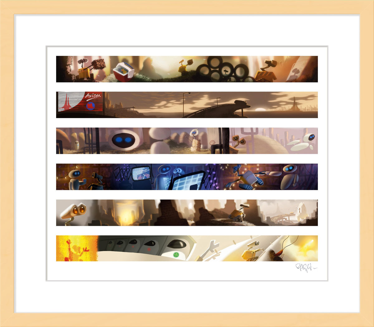 "Wall•E Colorscript" by Ralph Eggleston - Concept Art - Pixar Art ...