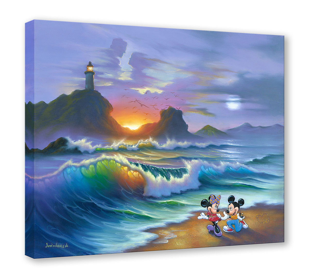 "Mickey Proposes to Minnie" by Jim Warren | Signed and Numbered Edition ...